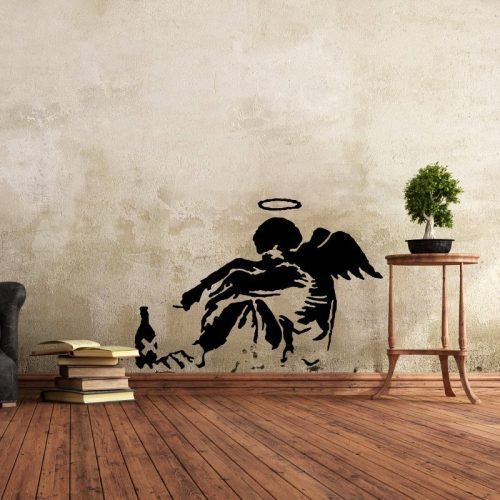 Wall decal fallen angel | MADASOUQ.com