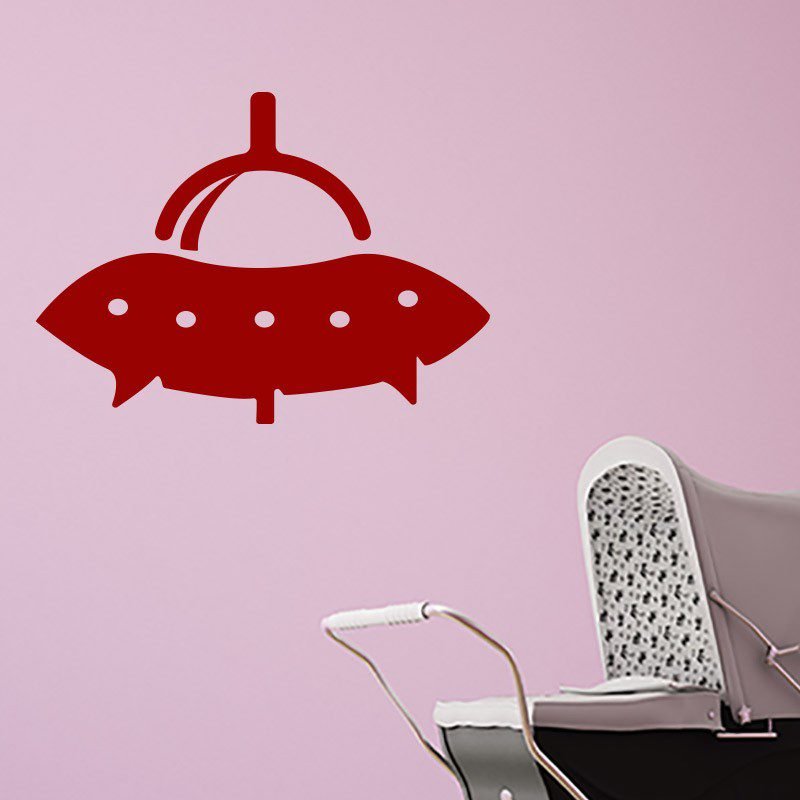Wall decal spatialship | MADASOUQ.com
